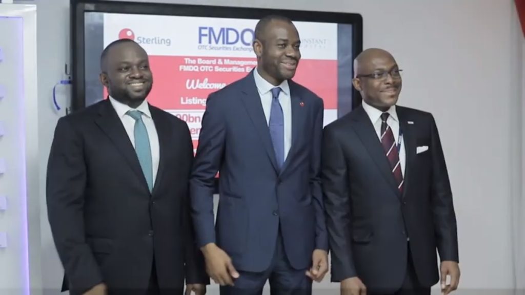 Listing Ceremony of the Sterling Investment Management SPV PLC Bond ...